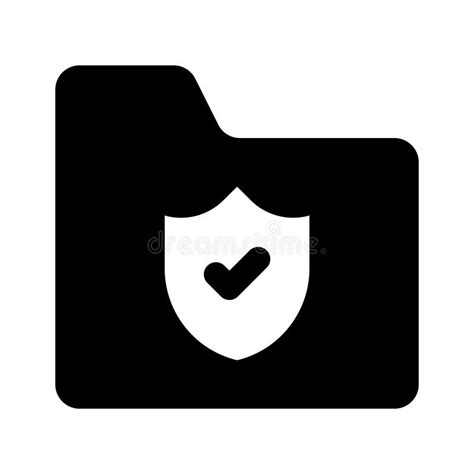 Folder Lock Protection And Security Vector Icons Set Cyber Computer