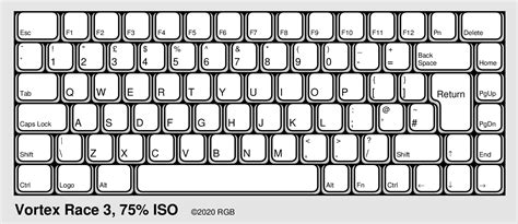 Laptop Keyboard Layout Diagram