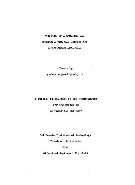 Pdf The Flow Of A Rarefied Gas 50181thachnr1969