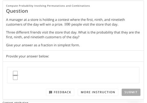 Solved Compute Probability Involving Permutations And Chegg