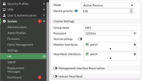 6 1 High Availability Fortigate Firewall