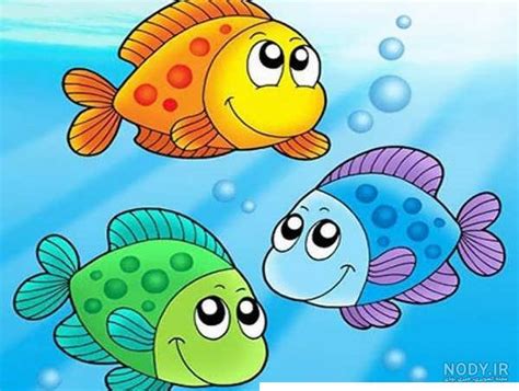 نقاشی ماهی زیبا عکس نودی