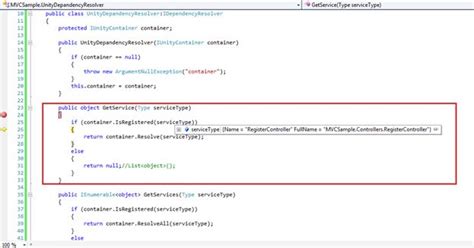 Dependency Injection In Mvc 3 Using Constructor Injection In Unity