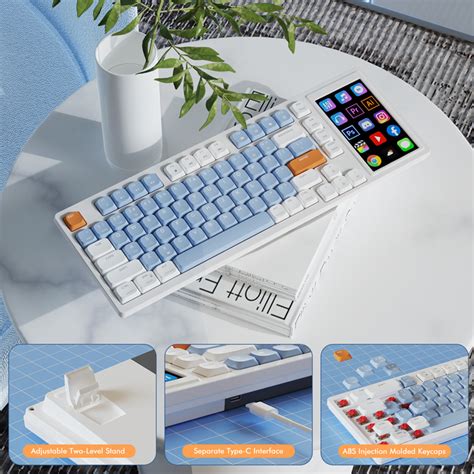 คีย์บอร์ดเกมมิ่ง ajazz akp815 wired streamdeck keyboard