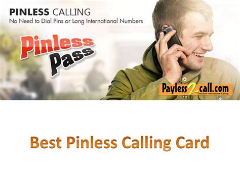 Best Pinless Calling Card Pptx