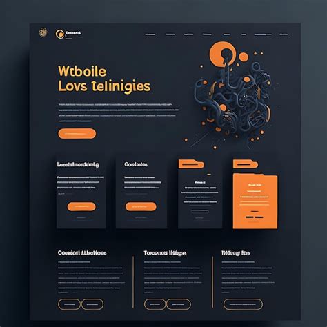 Premium Photo Landing Page Website Design