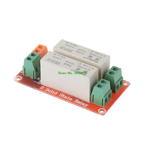 2 Channel SSR Solid State Relay High Lever Trigger 5A 5v12v For Arduino