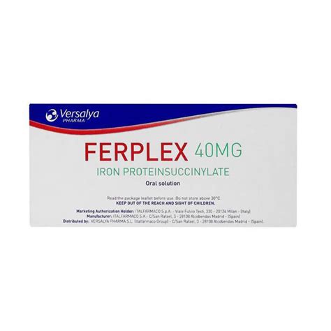 Buy Ferplex 40mg 15 Ml Vial 10s Online At Best Price In The Uae