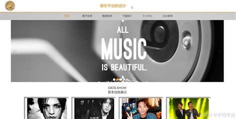 Java计算机毕业设计音乐平台的设计（开题程序论文） Csdn博客
