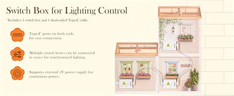 Robotime Super Creator Toy Building Set Diy Miniature House Kit With Led Tiny Room