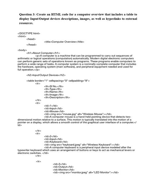 Program 3 Pdf Printer Computing Computer Keyboard