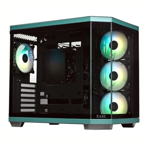 Ease Ec124b Pro Tempered Glass 4 Argb Fans Case Tech Republic
