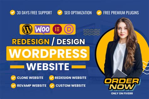 Design Redesign Build Clone Revamp Your Wordpress Website By