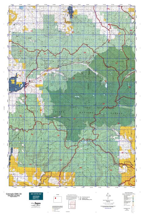 Colorado Gmu 24 Map Mytopo Map Store