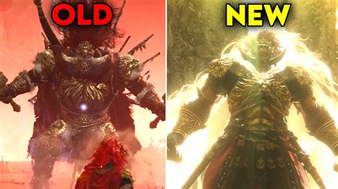 Young Radahn Vs Old Radahn Comparison Elden Ring Dlc Boss Comparison