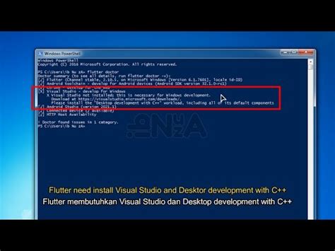 Fix Flutter Issues Visual Studio Not Installed And Install Desktop