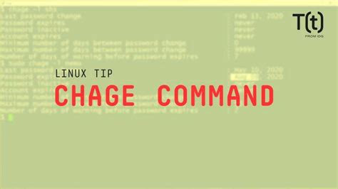How To Use The Chage Command 2 Minute Linux Tips Network World