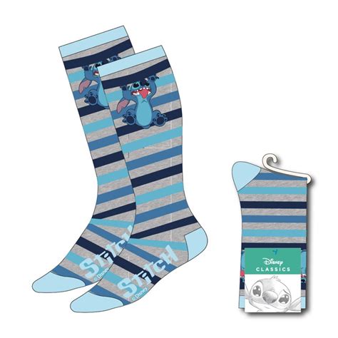 Disney Stitch Stripped Socks Nerdom Greece