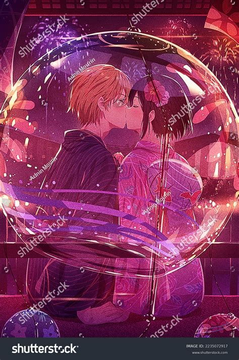 Beautiful Anime Girls Aesthetic Digital Art Stock Illustration 2235072917 Shutterstock