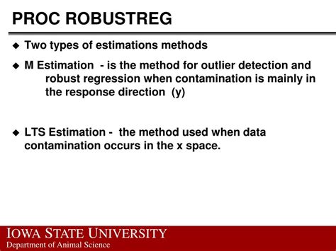 ppt proc robustret and evaluating regression analyses with the help of