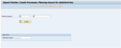CP SAP Tcode Create ABC Planning Layout St KF