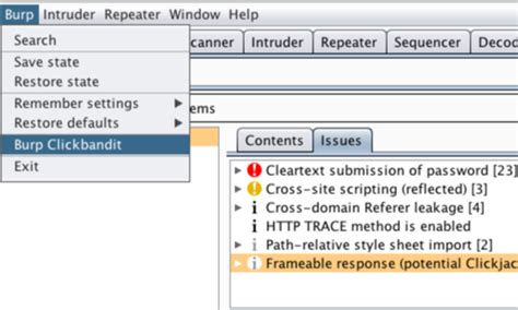 Using Burp To Find Clickjacking Vulnerabilities Portswigger