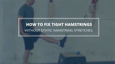 How To Stretch Tight Hamstrings For Lasting Effects Precision Movement
