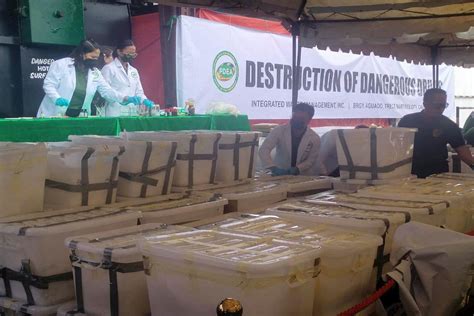 Pdea Destroys Over P16b Worth Of Seized Dangerous Drugs Journal News
