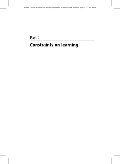 Pdf Developmental Constraints On Or Developmental Structure In Brain Evolution