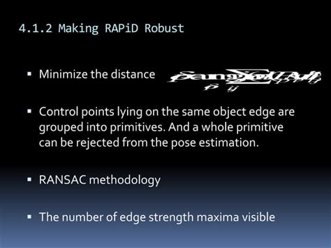 3d tracking chapter4 natural features model based tracking pptx