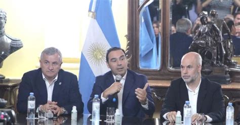 Llegan Bullrich Morales Manes Y Larreta Para Mostrar Unidad De La