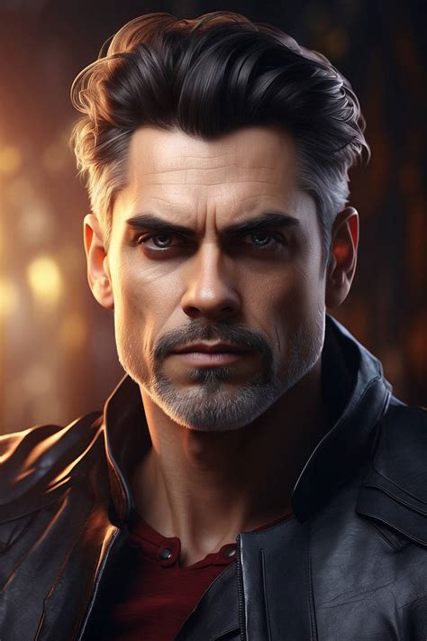 Gorgeous Middle Aged Man Model 3d By Xrebelyellx On Deviantart
