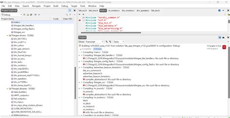 The Ses Project Of Thingy52 Sdk Is Built Failed Nordic Qanda Nordic Devzone Nordic Devzone