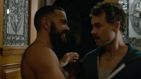 Auscaps Matthew Risch And Murray Bartlett Nude In Looking 2 04