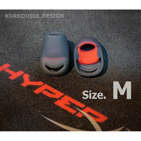 🔥hot Sale จุกหูฟัง Hyperx Could Earbuds Ear Tips จุกซิลิโคน 3คู่ S M L เล็ก กลาง ใหญ่ สินค้า