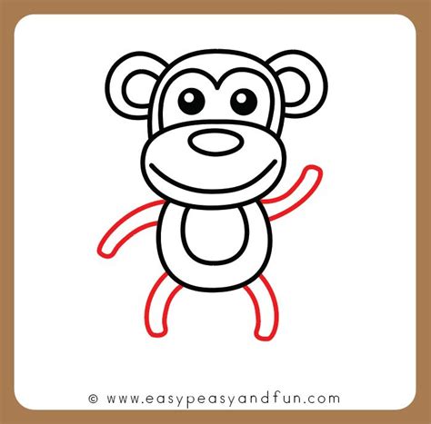 How To Draw A Monkey Step By Step Drawing Guide Easy Drawings For