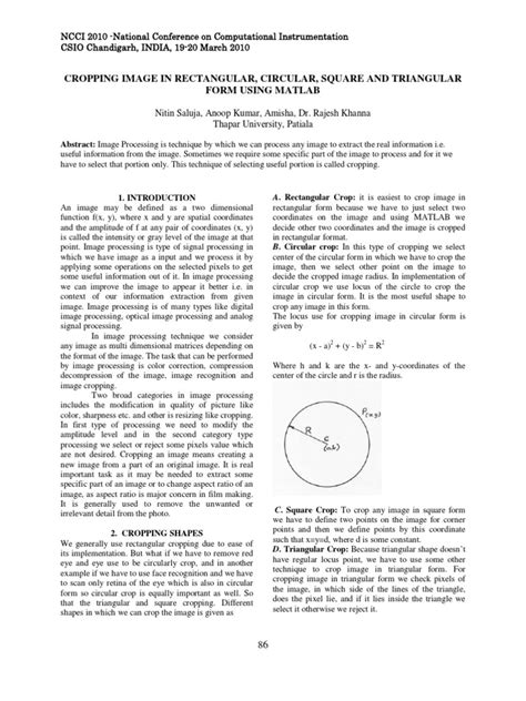 cropping image in rectangular circular square and triangular form