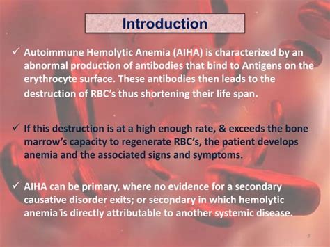 Autoimmune Hemolytic Anemia Aiha Pptx