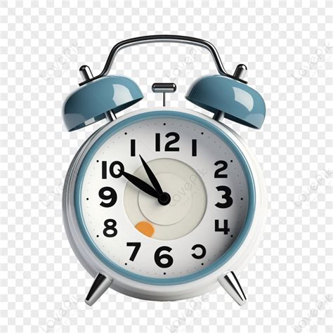 3d 만화 캐릭터 알람 시계 공간 격리 개념 3d 렌더링 그림을 사용하여 아침에 일어나는 시간 Png 일러스트 무료 다운로드 Lovepik