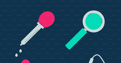 다양한 유형의 의료 품목이 있는 파란색 배경 벡터 Unsplash의 설비 이미지