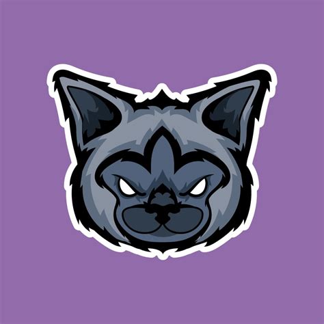 Cat Mascot Royalty Free Stock Svg Vector And Clip Art