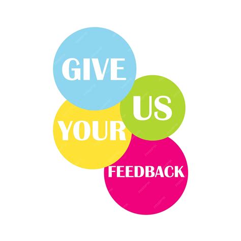 premium vector we want your feedback customer feedbacks survey