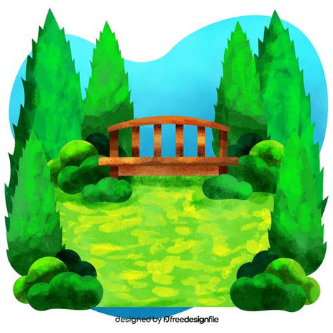 Garden Vector Free Download
