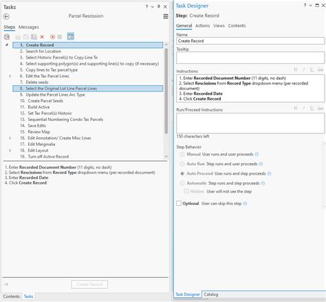 Esri Task Designer Unable To View Steps Bug Esri Community