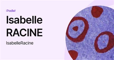 Isabelle Racine Isabelleracine Profile Padlet