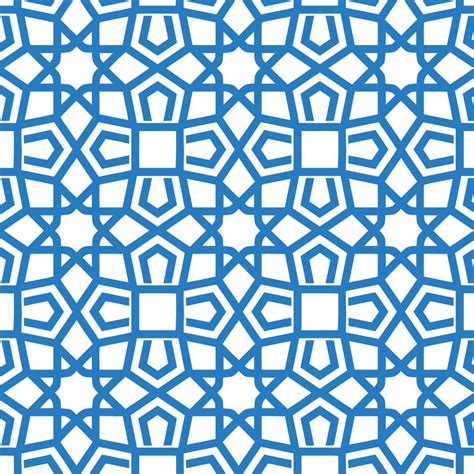 Beautiful Blue Geometric Pattern Design 72175077 Vector Art At Vecteezy