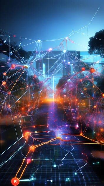 Ai System Network Interconnected Digital Pathways Generative Ai Premium Ai Generated Image
