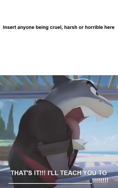 Mr Shark Gets Mad At Who By Darkmoonanimation On Deviantart