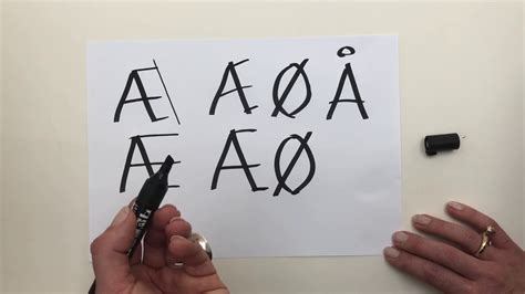 Tavleskrift Sådan Skriver Du W Æ Ø Og Å Korrekt Youtube