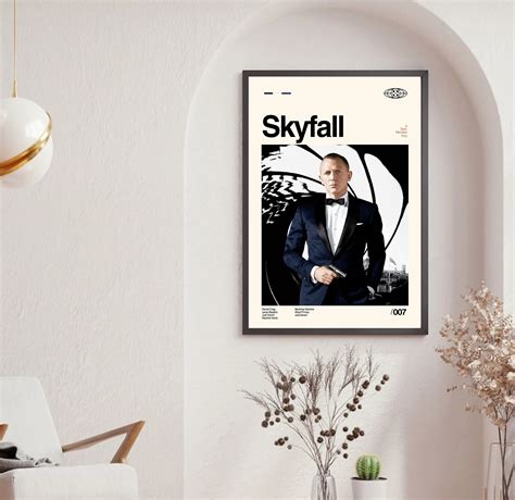 James Bond Poster Skyfall Poster Movie Poster